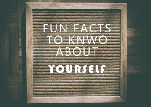 31 Fun Facts About Yourself - Don’t Miss Em!